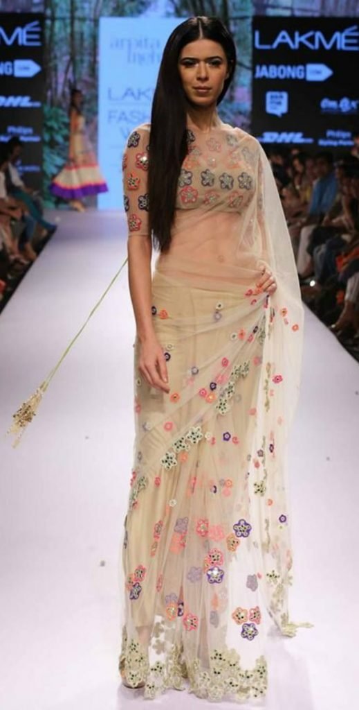 20 Awesome Images Of Actresses - In Transparent Sarees.