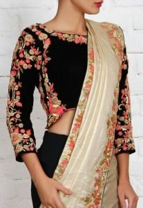 25+ Awesome Velvet Designer Blouses - Suits Any Saree