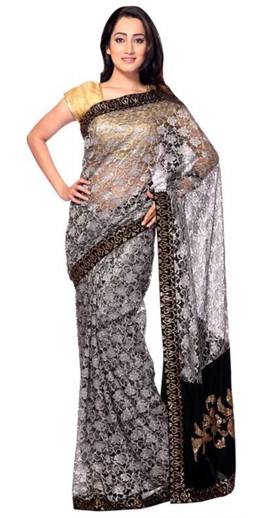 Top 20 Trending Chantilly Lace Saree Designer Collections