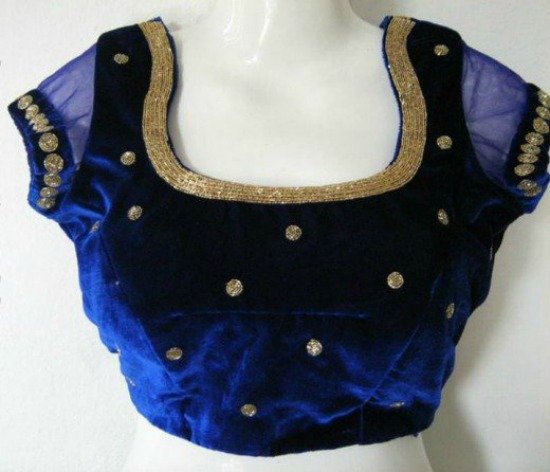 25+ Awesome Velvet Designer Blouses - Suits Any Saree